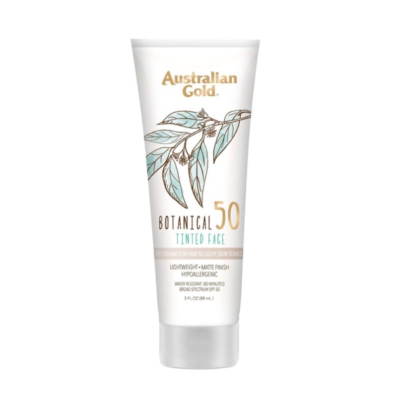 Australian Gold Botanical SPF 50 Tinted Face Sunscreen 3 Fl Oz |GMT Health